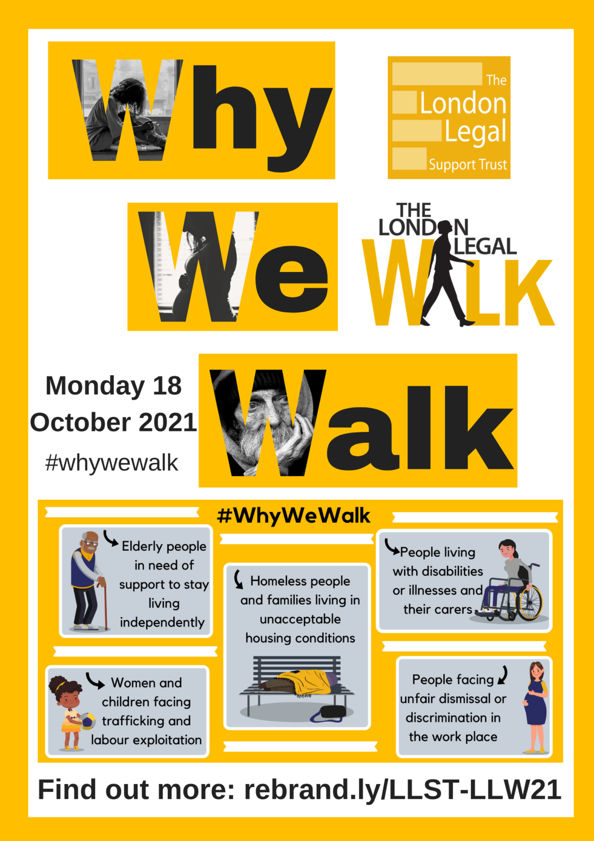 London Legal Walk Posters - London Legal Support Trust - LLST