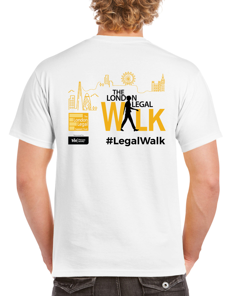 London Legal Walk T-Shirts - London Legal Support Trust - LLST