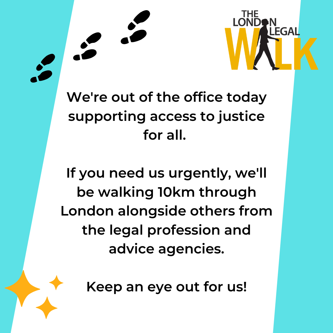 London Legal Walk 2023- On the day posts - London Legal Support Trust ...