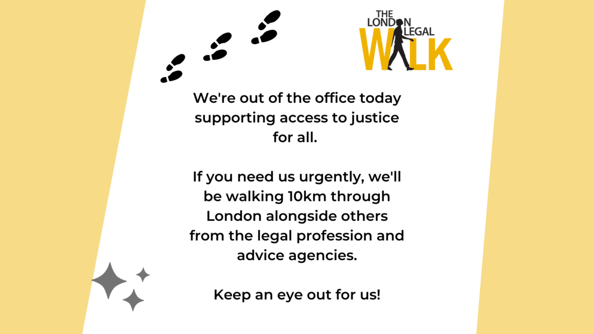 London Legal Walk 2023- On the day posts - London Legal Support Trust ...