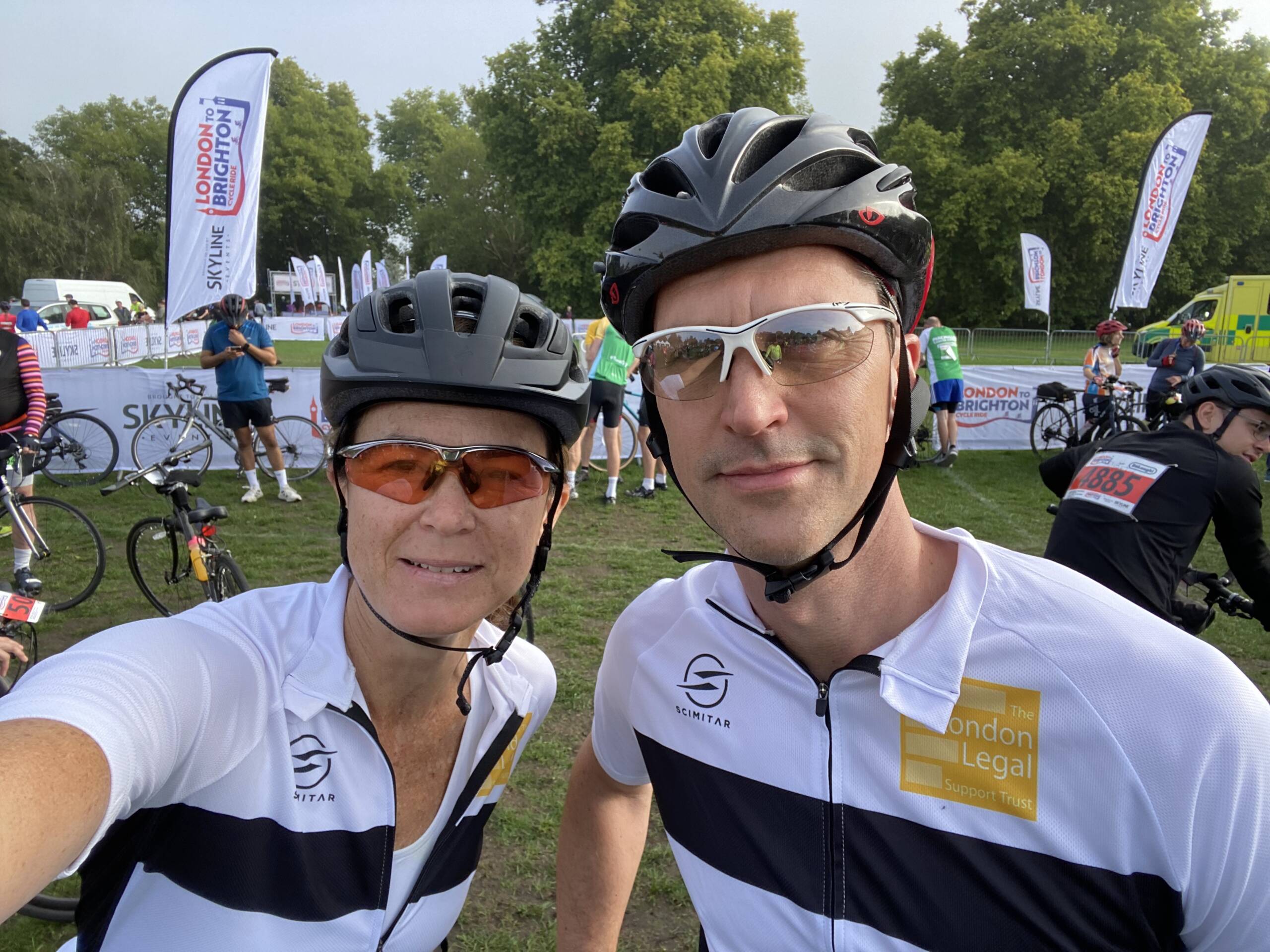 London to Brighton Cycle 2023 - London Legal Support Trust - LLST