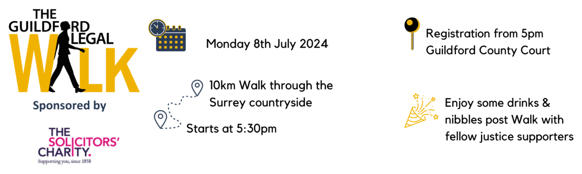 Guildford Legal Walk 2024 - London Legal Support Trust - LLST