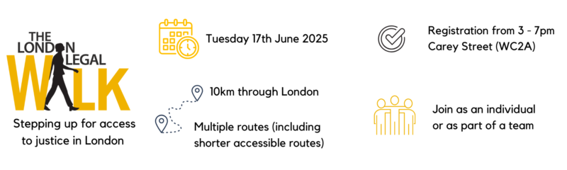 London Legal Walk 2025 - London Legal Support Trust - LLST
